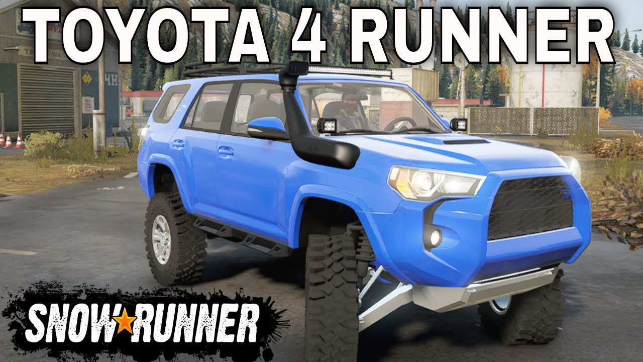 SNOWRUNNER TOYOTA 4 RUNNER TRD 2020 MOD REVIEW FIRST LOOK PC - YouTube