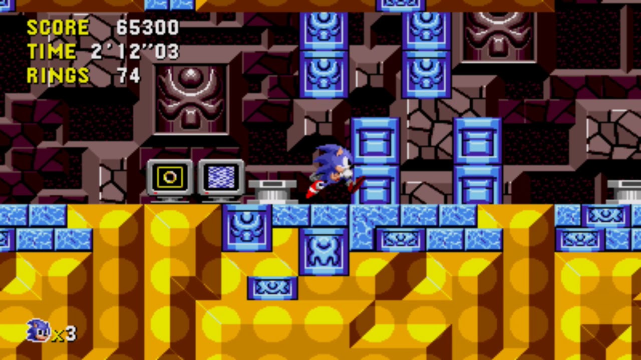 Sonic CD - 08 Tidal Tempest III Zone 2 - YouTube