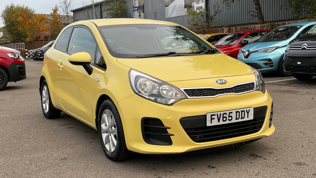 Kia Rio 1.25 SR7 Euro 6 3dr FV65DDY - YouTube