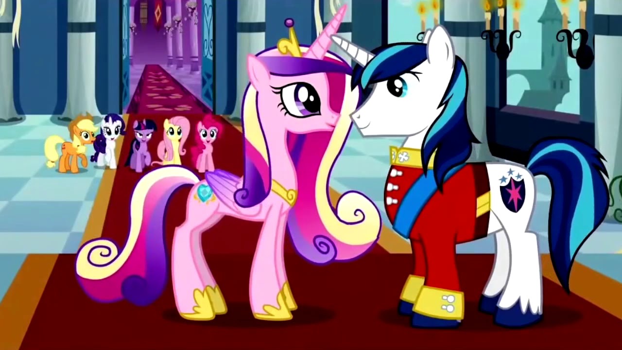 Princess Cadance and Shining Armour Parachute PMV MLP - YouTube