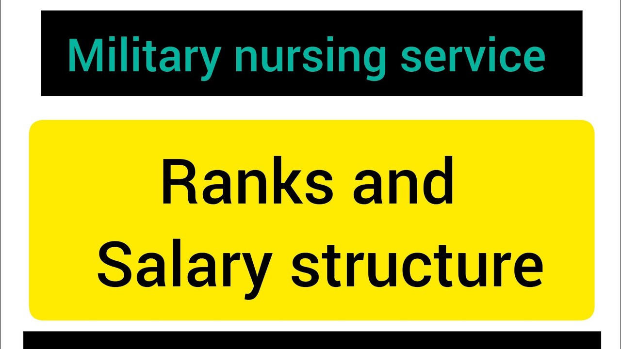 MNS Rank and salary structure|| military nursing service||mns SSC ...