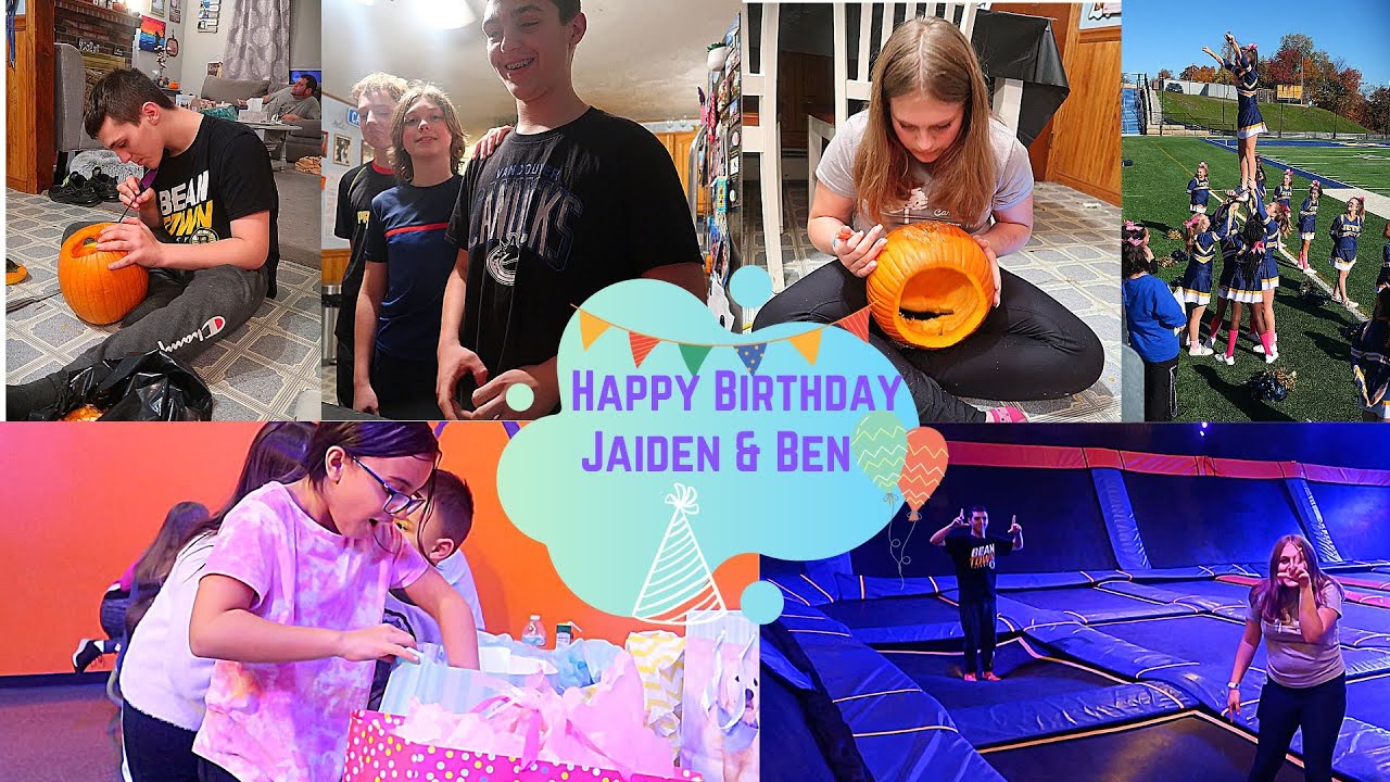 Jaiden Birthday/Benjamin Party/Prov Bruins game/Family weekend vlog ...