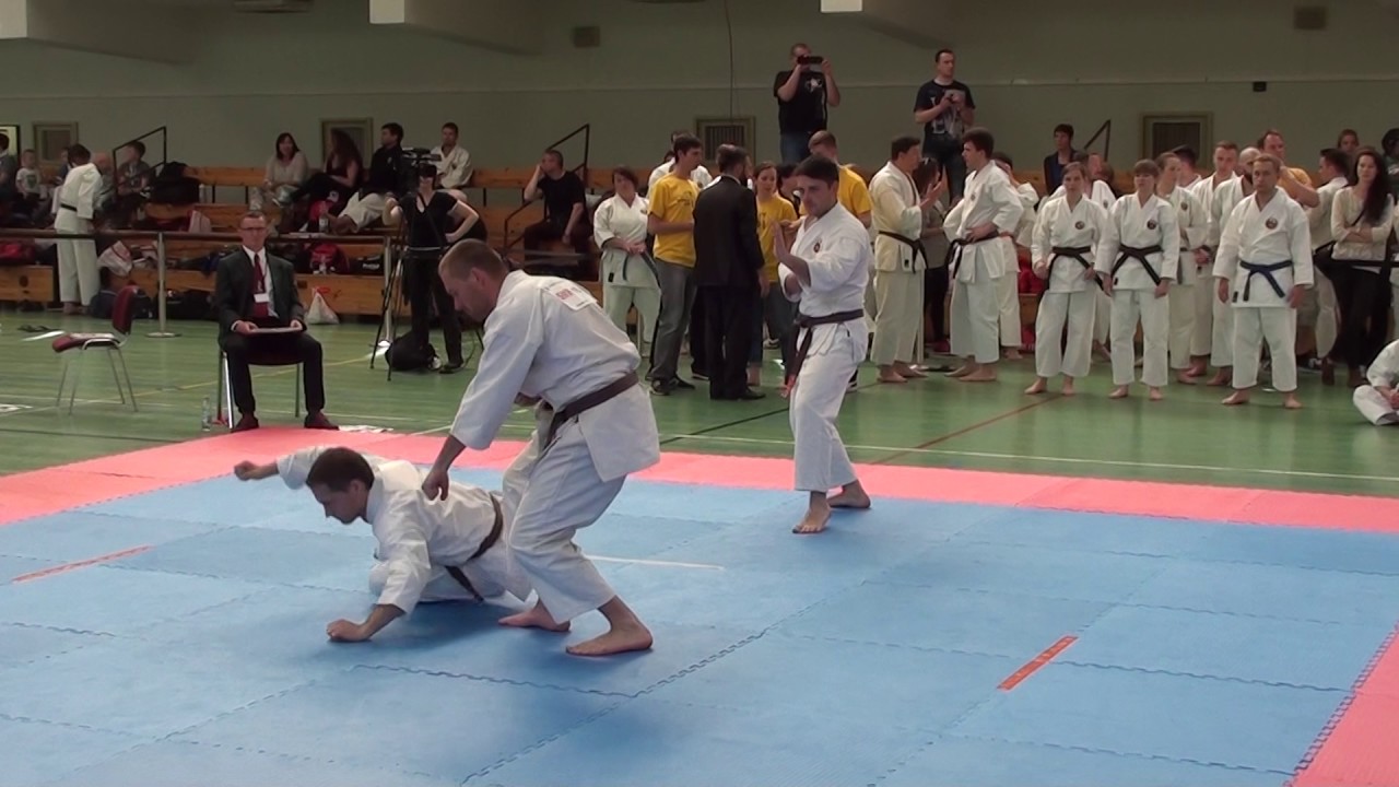 Okinawa Shorin-ryu Karate - Pinan Godan Kata Kumiwaza - YouTube