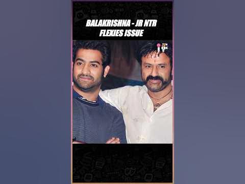 Jr Ntr & Balakrishna Flexies Issue At Ntr Ghat | Kalyan Ram, Nandamuri Taraka RamaRao | - YouTube