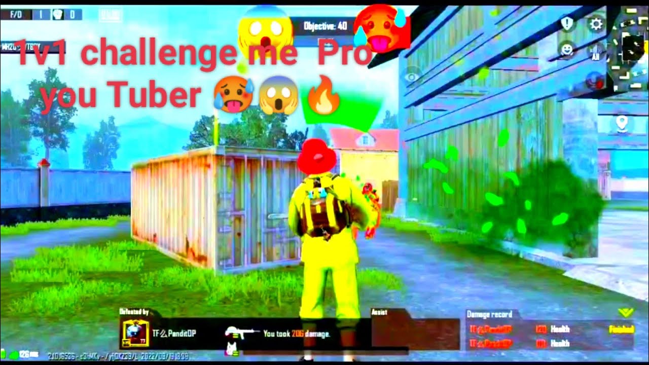 finally PRO YouTuber challenge me 1V1 M416 # MH 20 YT BOY 🔥🥵😱 - YouTube