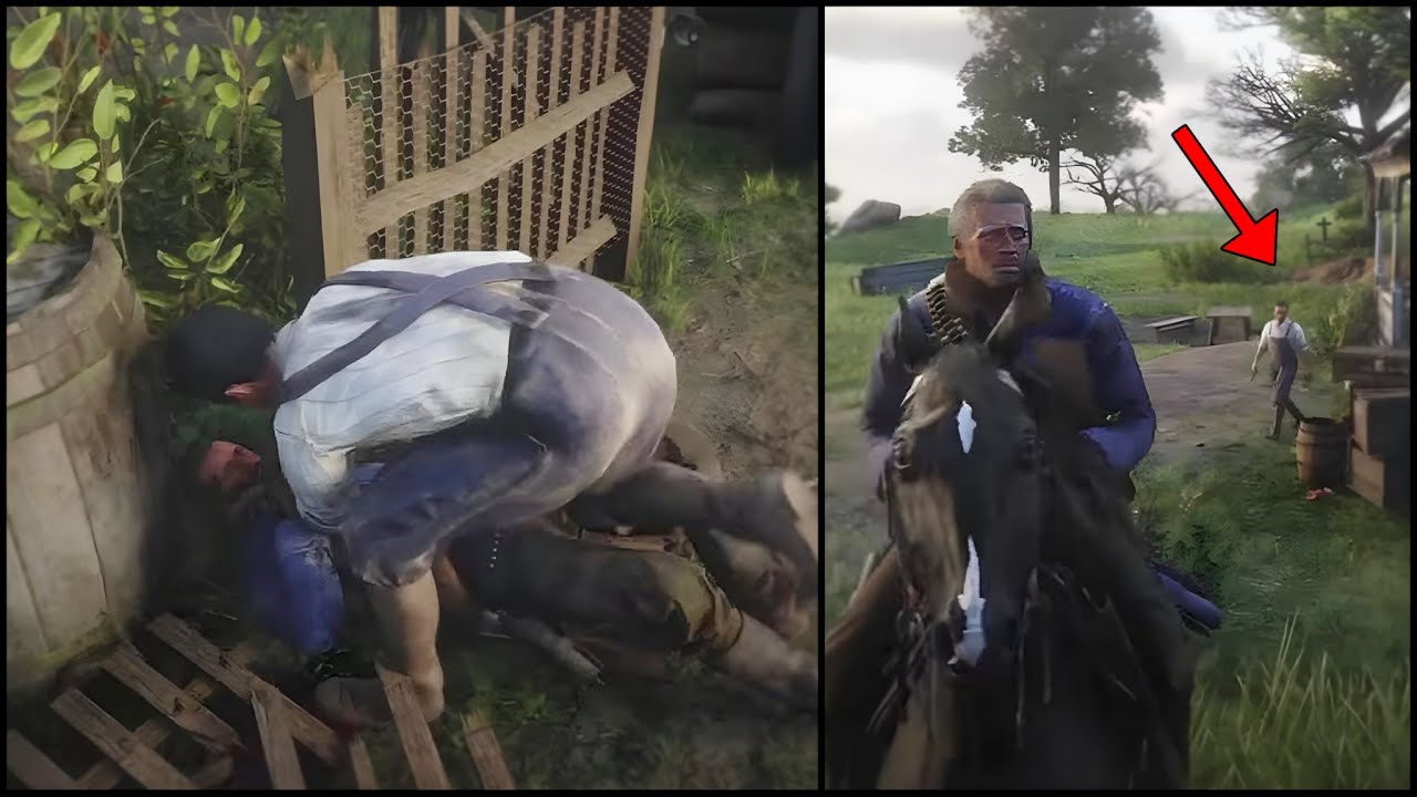Arthur has some personal rivalry with this Rancher | Rdr2 - YouTube