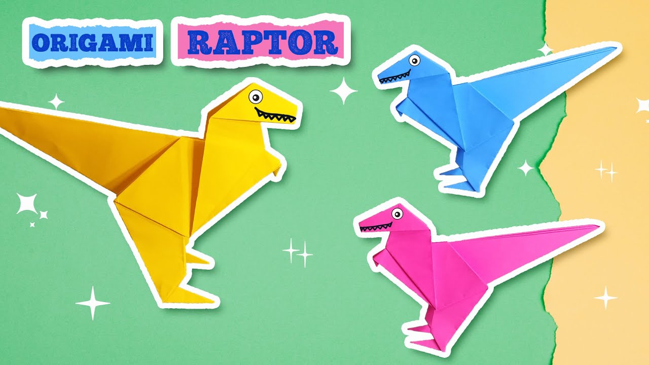 Amazing Origami Raptor Dinosaur: Impress Your Friends with Your Skills ...