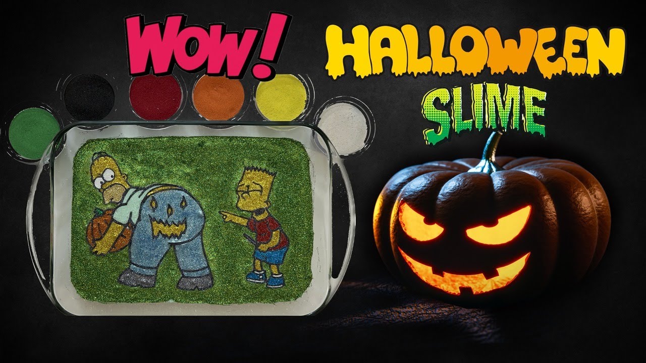 How To Make Slime Halloween The Simpsons! Slime Rancher 2 Satisfying ...