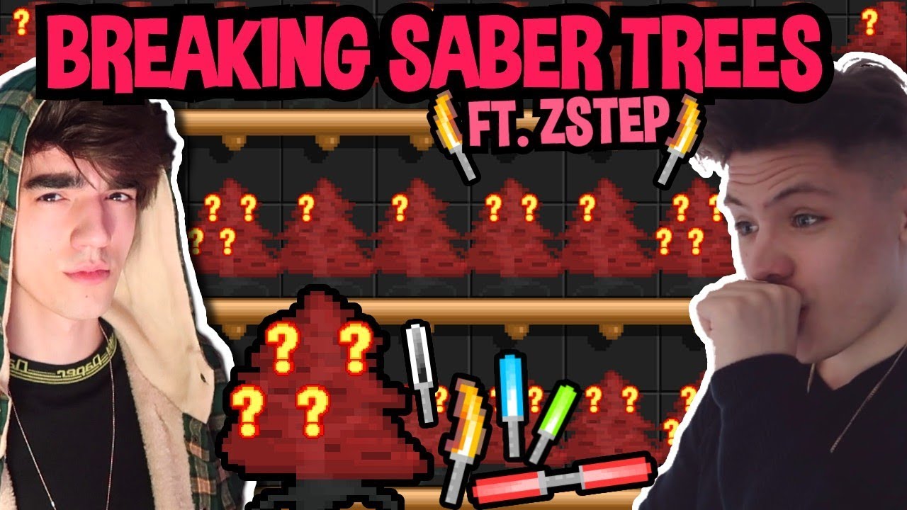 BREAKING GROWSABER TREES WITH ZSTEP!! | Growtopia - YouTube