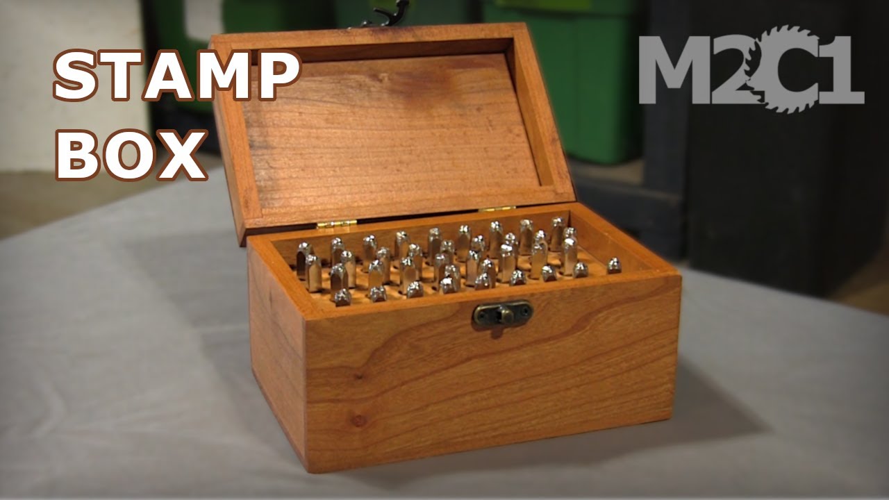 Making a Cherry Box For My Letter Stamps - YouTube