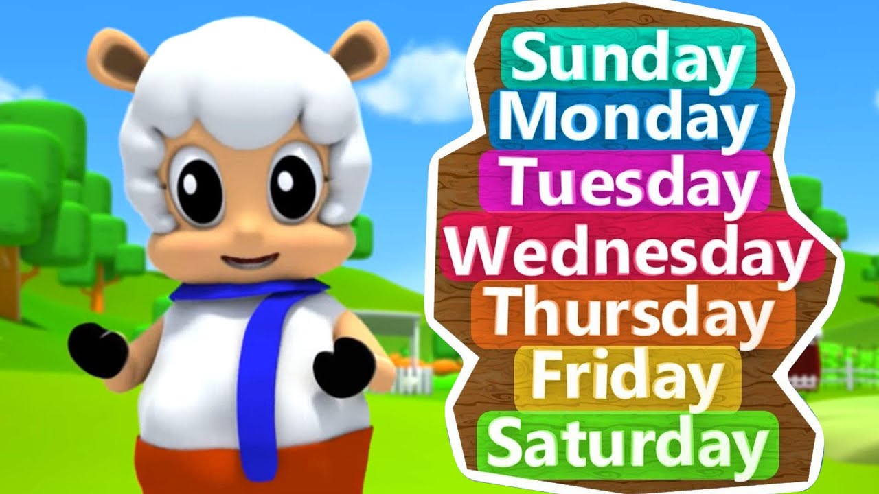 Days Of The Week, Kids Learning Videos by Zebra Nursery Rhymes - YouTube