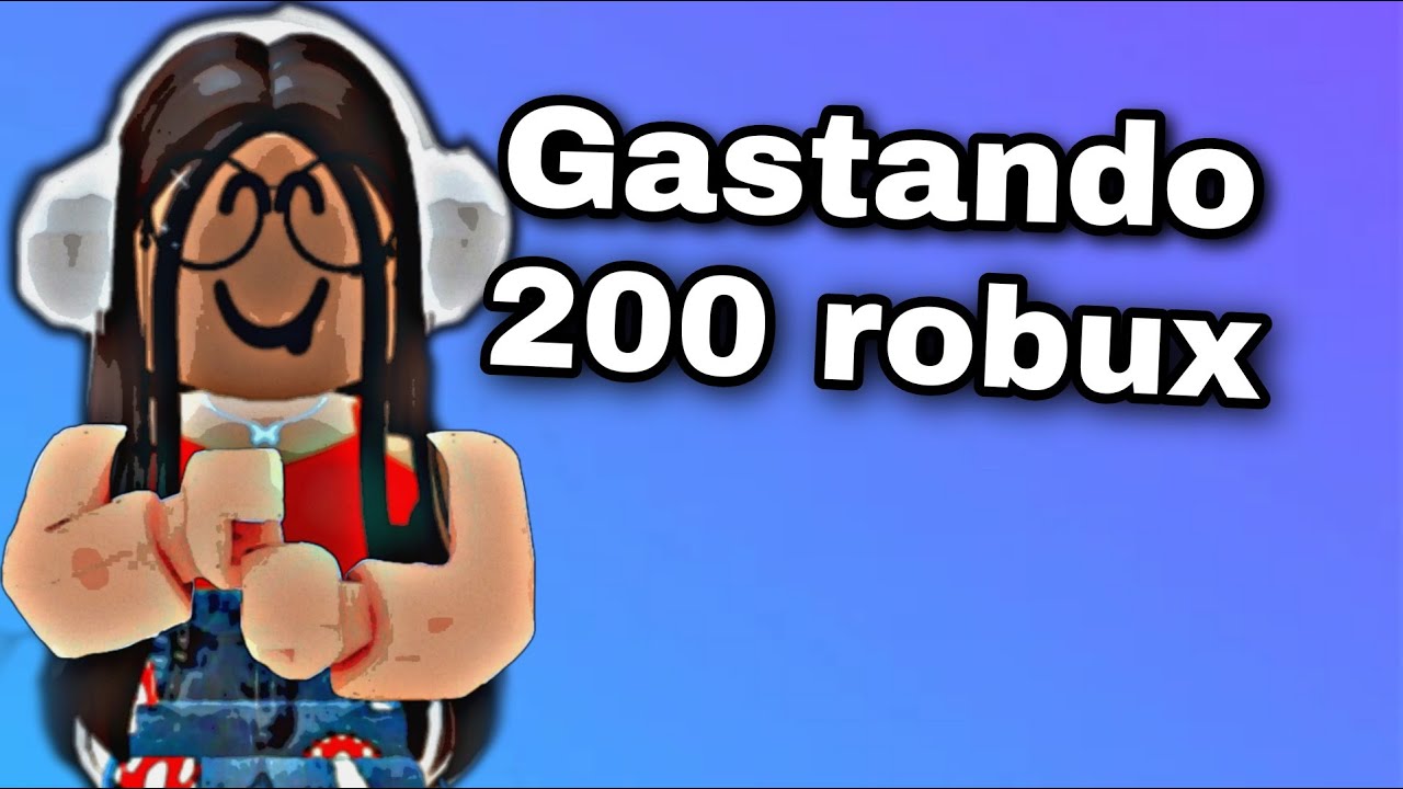 GASTEI 200 ROBUX PARA CRIAR UM SKIN NOVA NO ROBLOX - YouTube