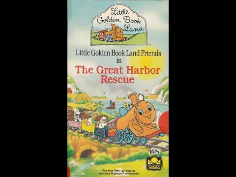 Little Golden Book Land in The Great Harbor Rescue (Original 1989 Release) VHS