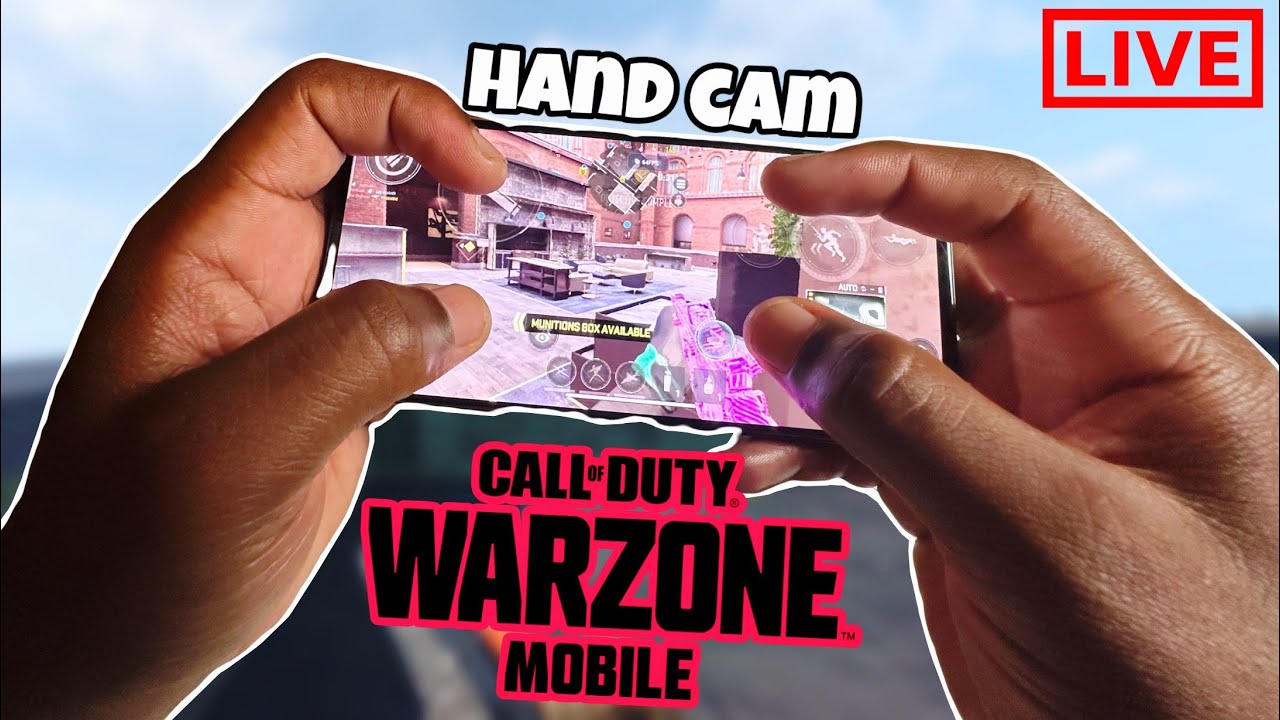 WARZONE MOBILE LIVE! / HAND-CAM STREAM ON ANDROID 60 FPS - YouTube