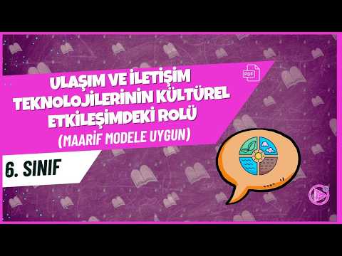 Ulaşım ve İletişim Teknolojilerinin Kültürel Etkileşimdeki Rolü | 6. Sınıf Sosyal Bilgiler | 2026