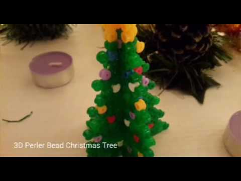ΧΡΙΣΤΟΥΓΕΝΝΙΑΤΙΚΟ DIY 🎄 3D PERLER BEAD TREE 🎄 - YouTube