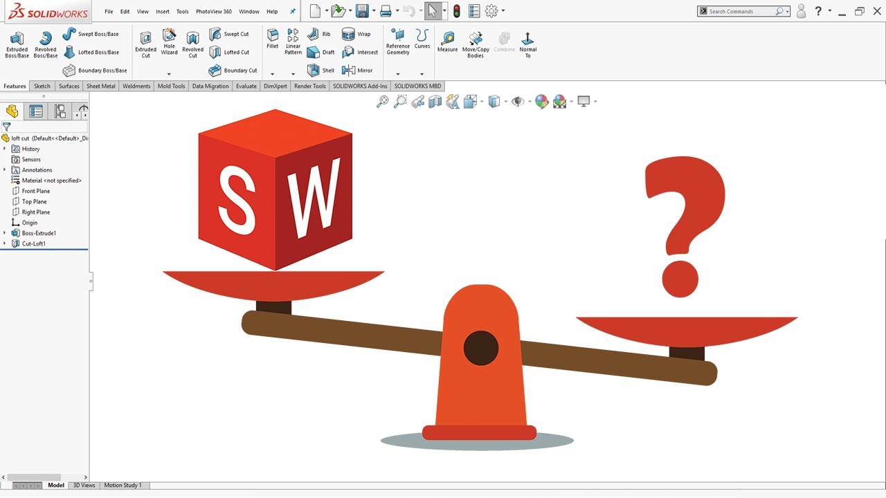 How To Measure Weight Mass In Solidworks Change Density YouTube