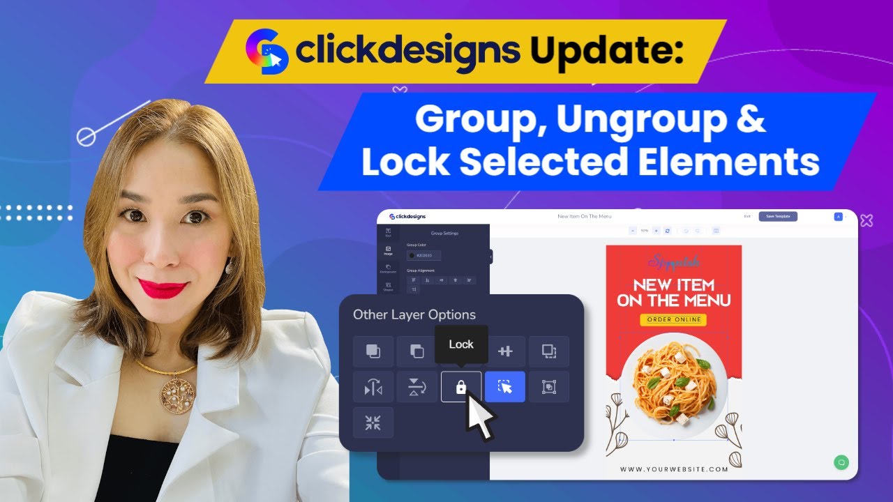 How To Group Ungroup Elements On ClickDesigns YouTube How To Group Ungroup Elements On ClickDesigns YouTube