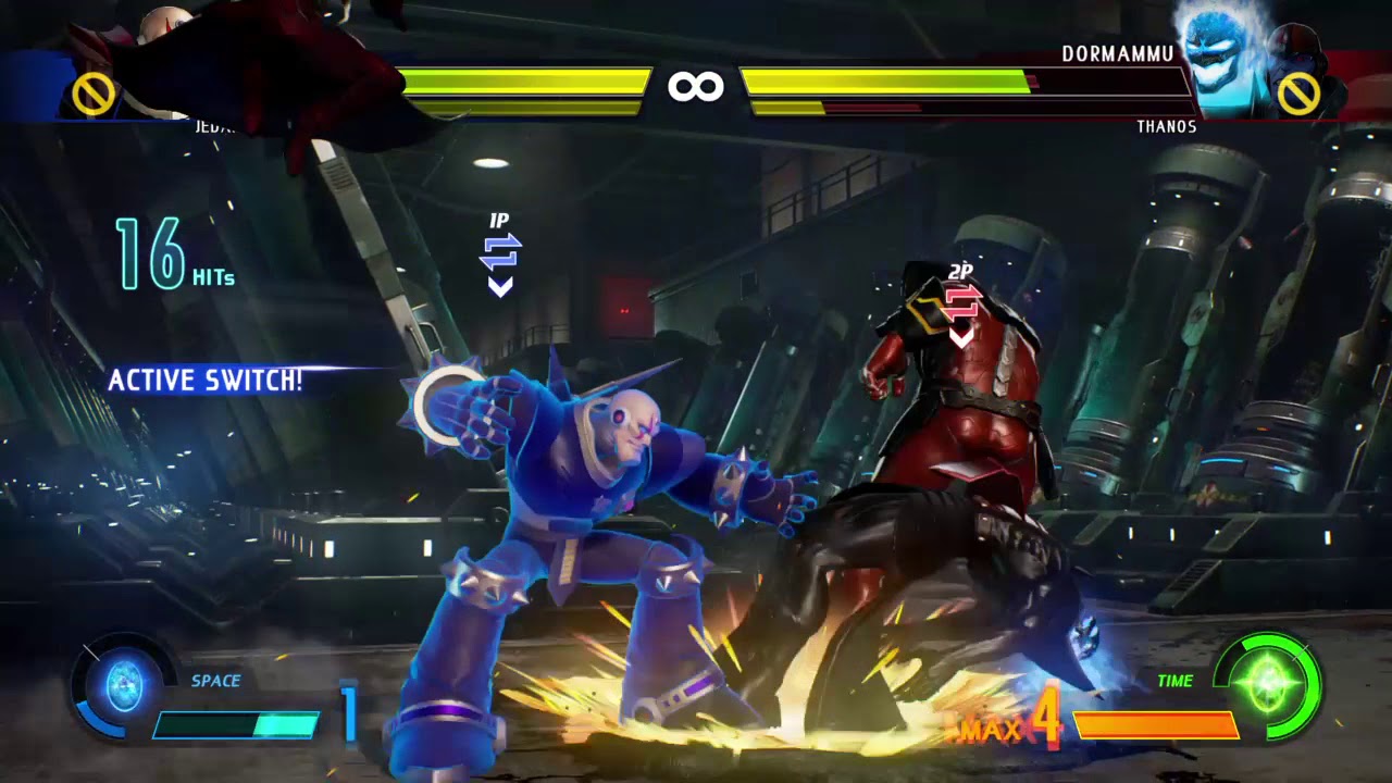 MARVEL VS. CAPCOM: INFINITE Jedah & Sigma vs Dormammu & Thanos - YouTube