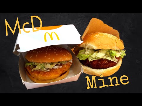 McDonald’s McChicken zu Hause zubereiten | Aber besser | Einfacher Burger