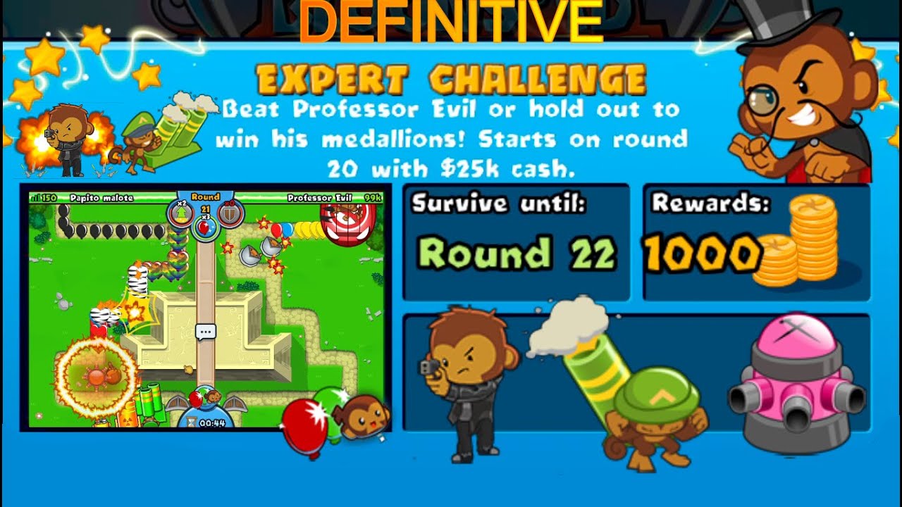 Bloons TD Battles -Professor Evil Challenge in BTD Battles | Week 15 1/ ...