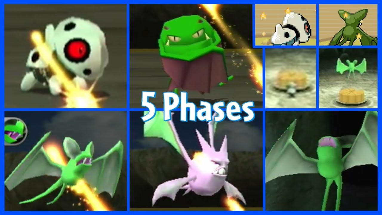 My first 5 phases in Cave Pokespot in Pokemon XD(shiny aron, shiny ...