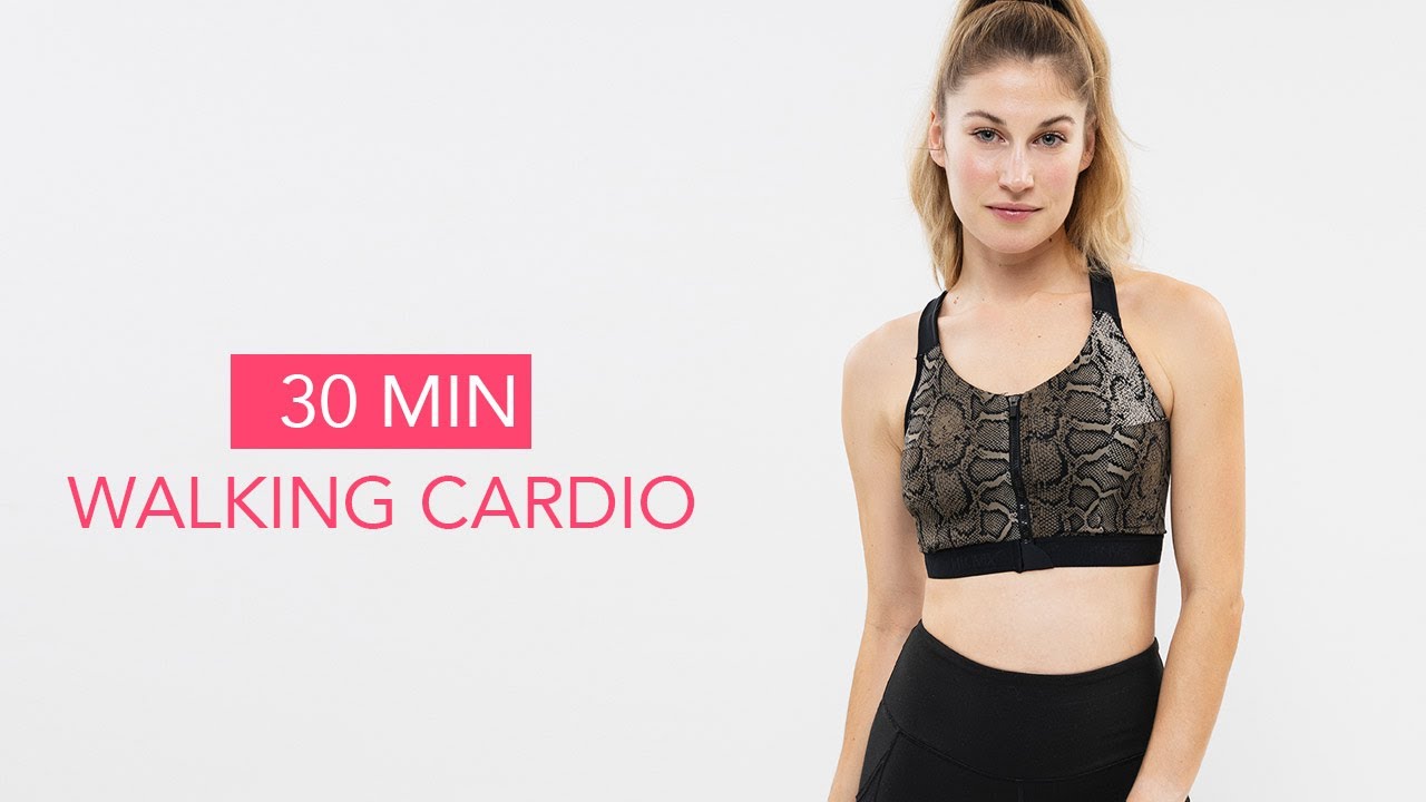 30 MIN WALKING CARDIO WORKOUT | Full Body Fat Burn | No Repeat | Model ...