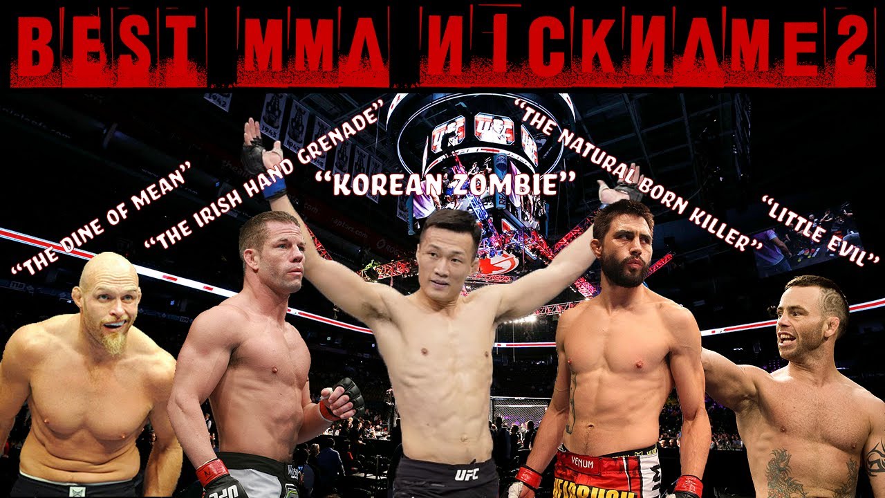 Best MMA Nicknames - YouTube