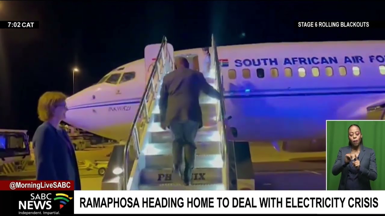 Electricity Crisis I President Ramaphosa to cut short his overseas trip ...