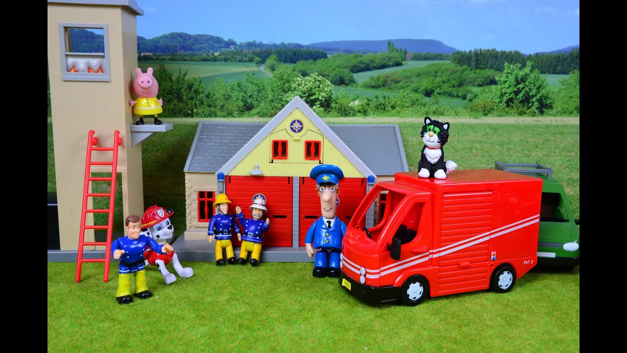Fireman sam Episode Postamn Pat SPECIAL delivery service Peppa pig ...