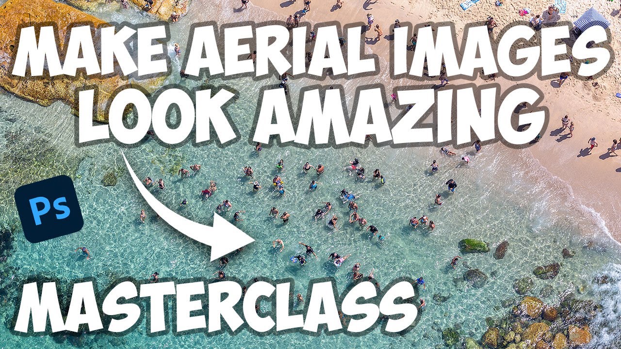 Make AERIAL PHOTOS look AMAZING in Adobe Photoshop CC - YouTube