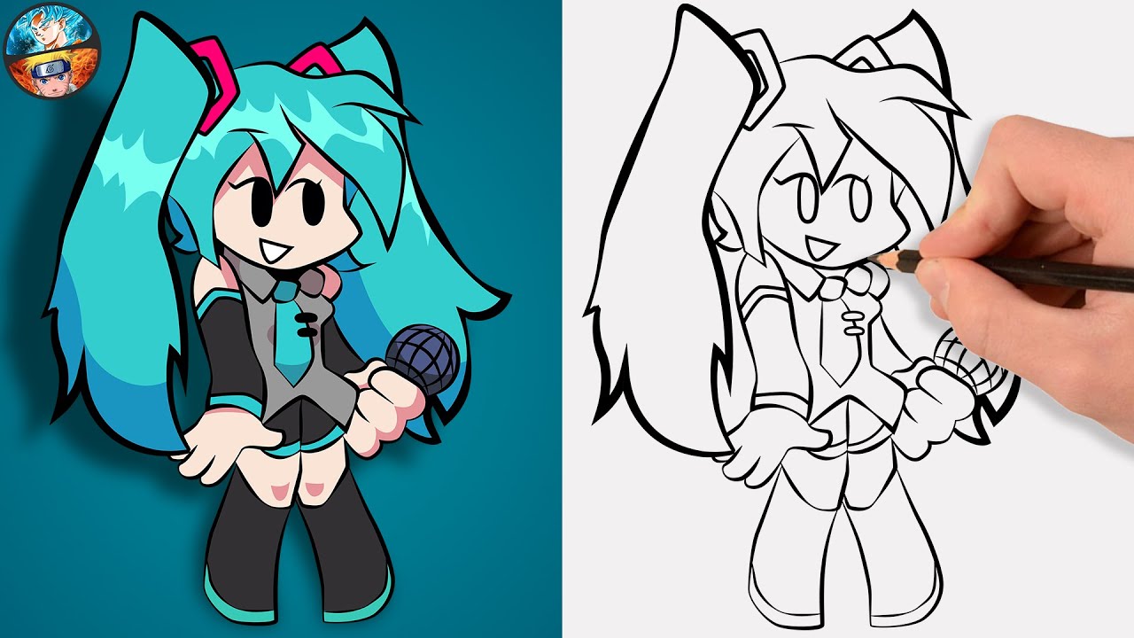 Dibujos De Hatsune Miku Paso A Paso