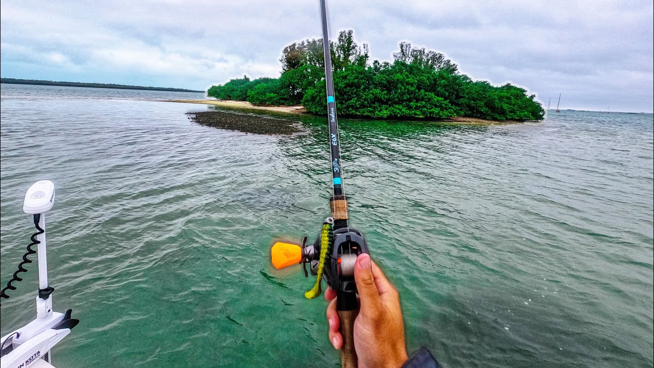 Fishing Saltwater Islands In Crystal Clear Water - YouTube