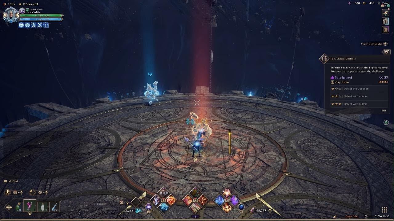 Throne And Liberty Fall shock destroy bow/staff 6seconds - YouTube