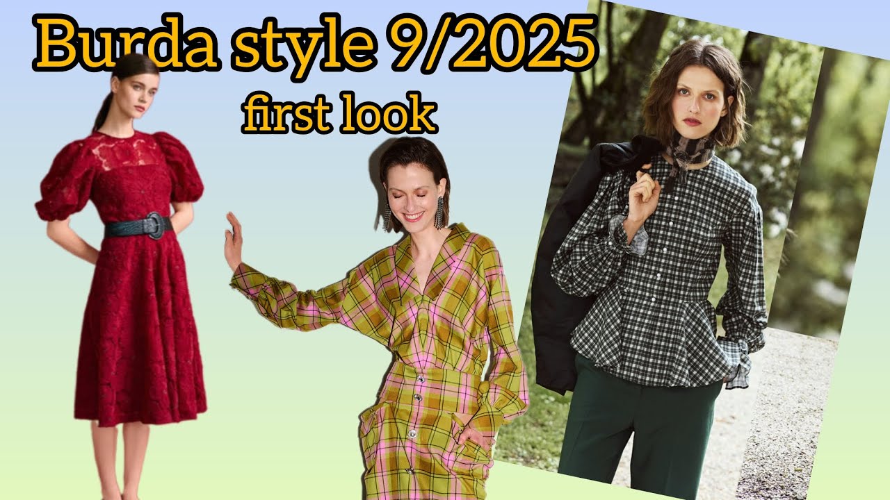 Burda style 9/2025 ,first look ♥️🌸 - YouTube