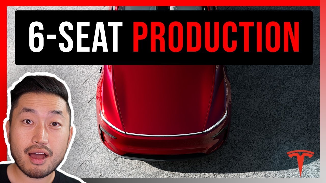 LEAKED: 6-Seater Model Y begins Production - YouTube