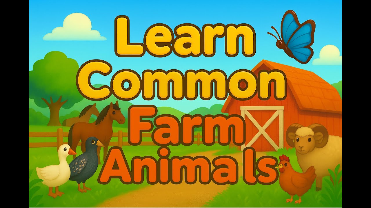 Learn Farm Animals For Kids | A to Z Farm Animals | ABC Toddler ...