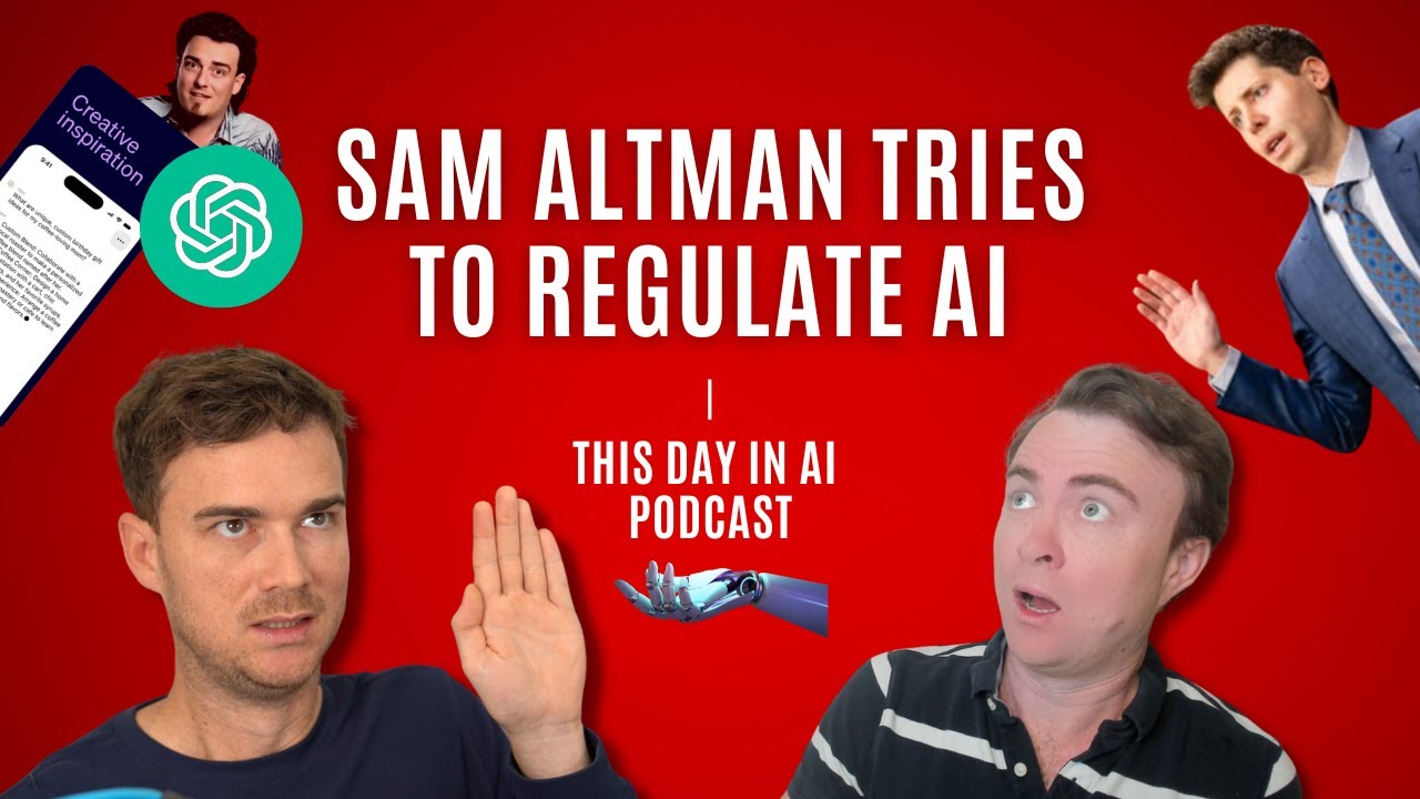 Sam Altman tries to Regulate AI, Why AI Will Displace Your Job & The ...