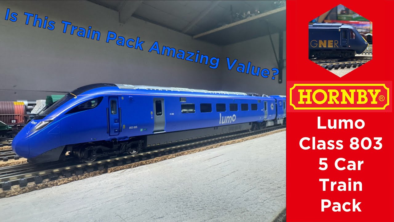 Lumo Class 803 5 Car Train Pack | Hornby | Is this train pack amazing ...