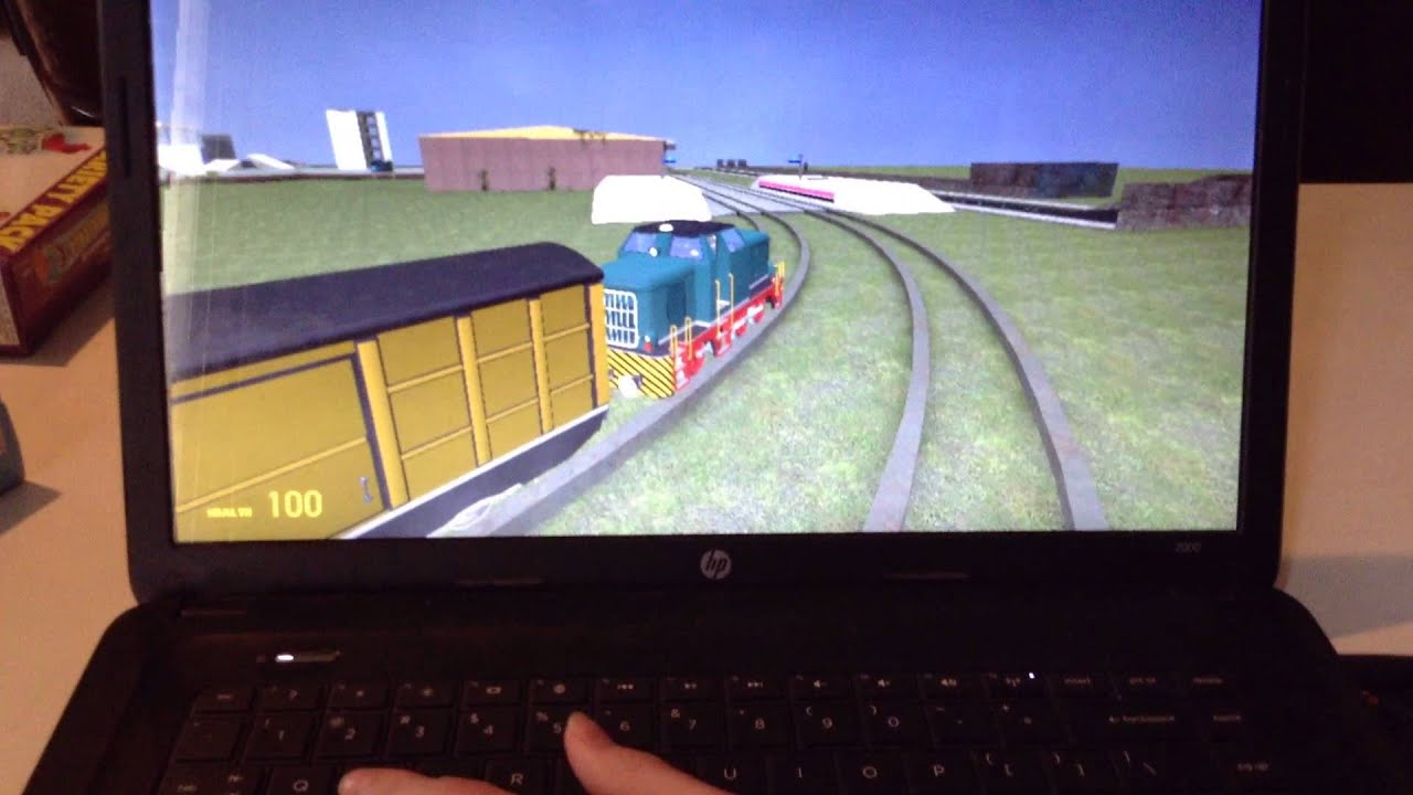 Gmod train crash 2 - YouTube