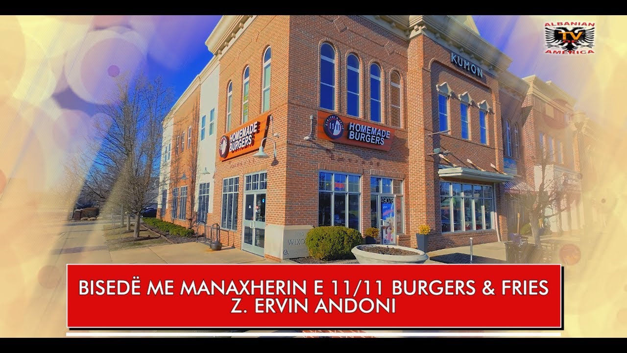 Bisedë me Manaxherin e 11/11 Burgers & Fries z. Ervin Andoni - YouTube