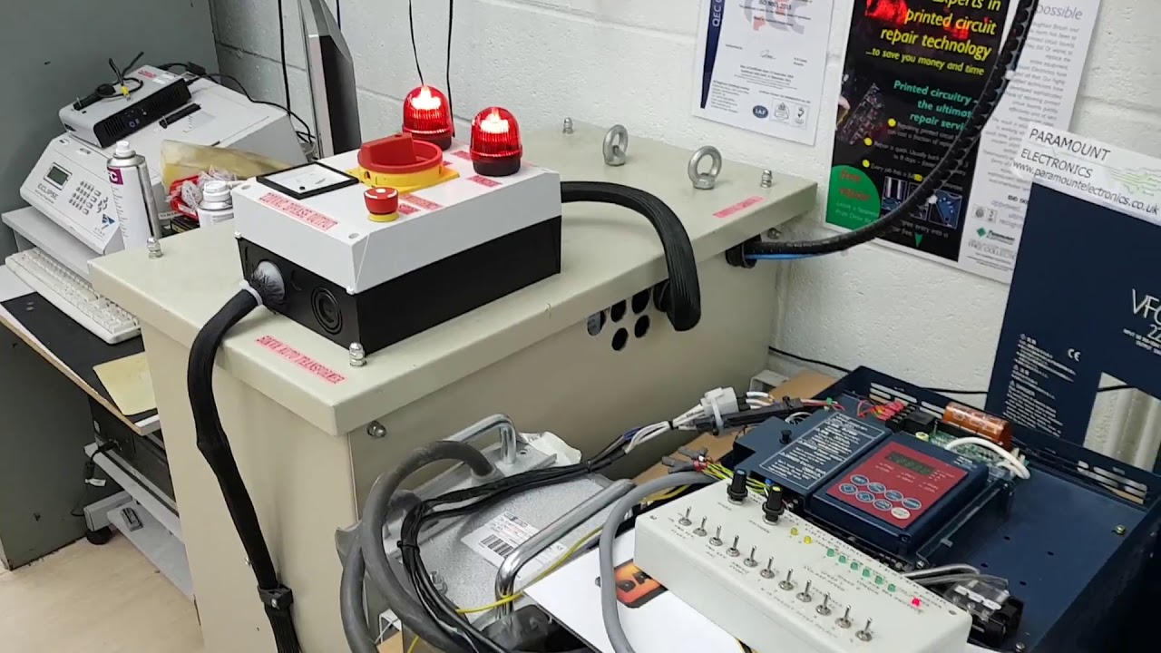 Toyo Denki VF64 Drive under Test at Paramount Electronics Ltd - YouTube