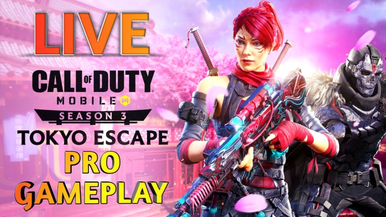 CODM live | Call Of Duty Mobile Live | CODM Gameplay | Season 3 Tokyo ...