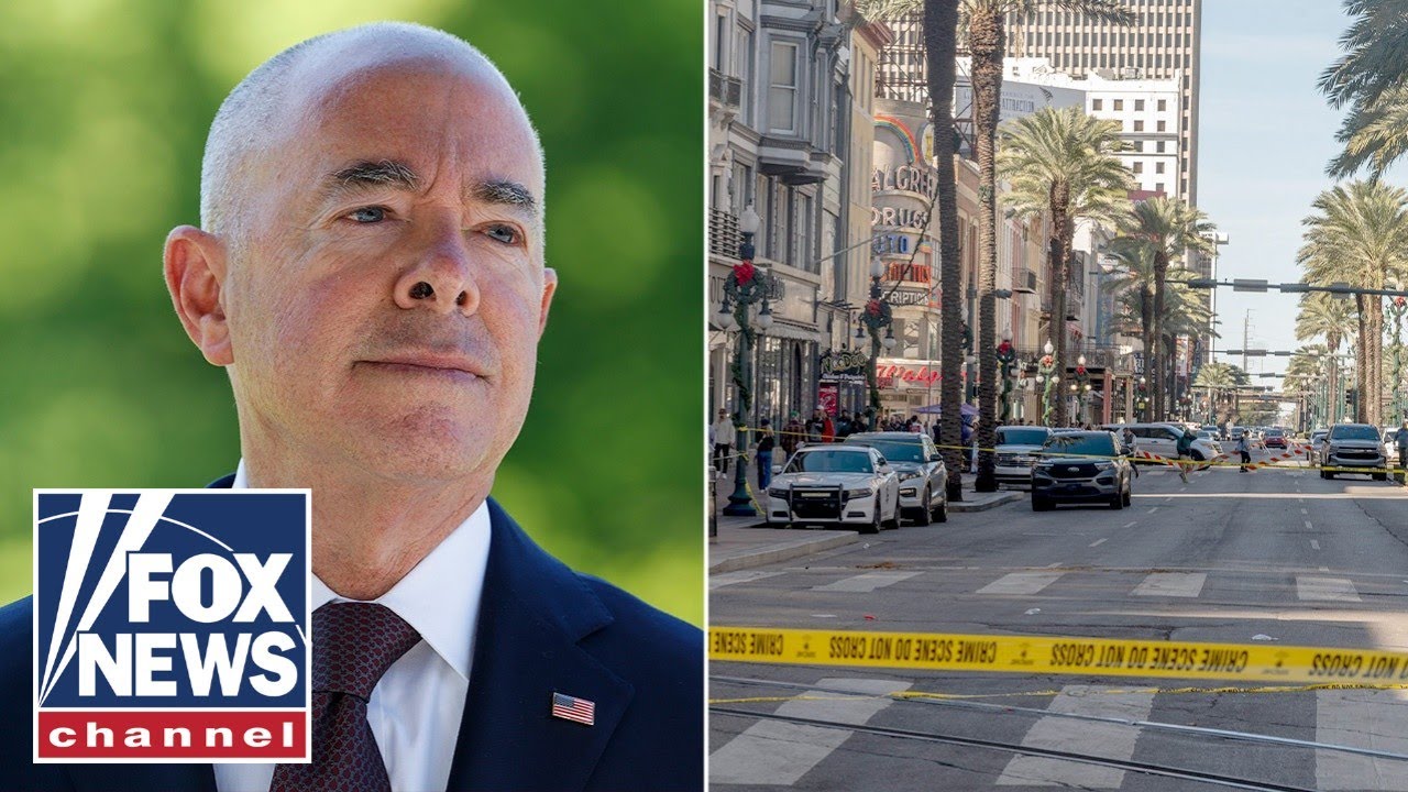 Alejandro Mayorkas updates the public after deadly terror attack - YouTube