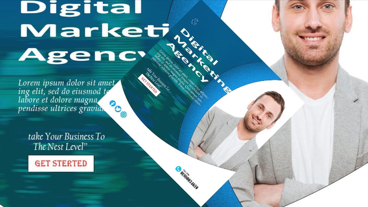 How To Design A Maeketing Social Media Benner in Photoshop | Adobe ...