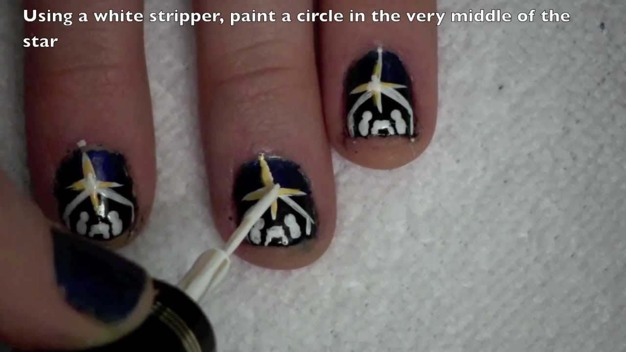 Cute Christmas Nativity Nails - YouTube