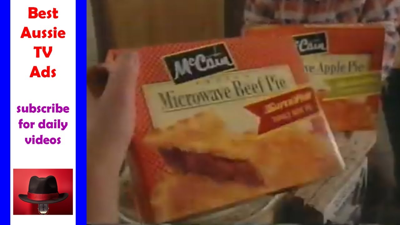 McCain Microwave Pies [1989] - Best Aussie Tv Commercials - YouTube