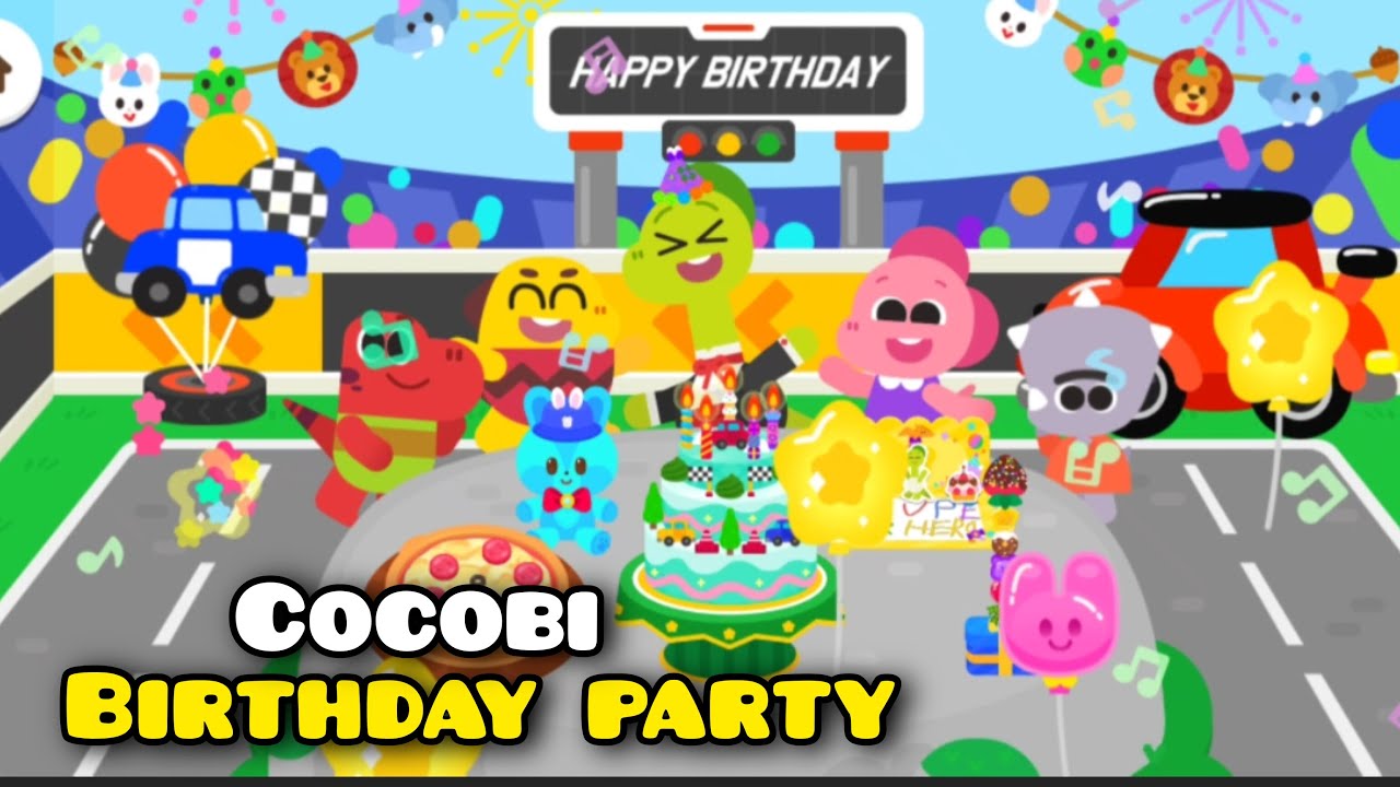 Cocobi Birthday Party! Joe's Birthday Party - YouTube