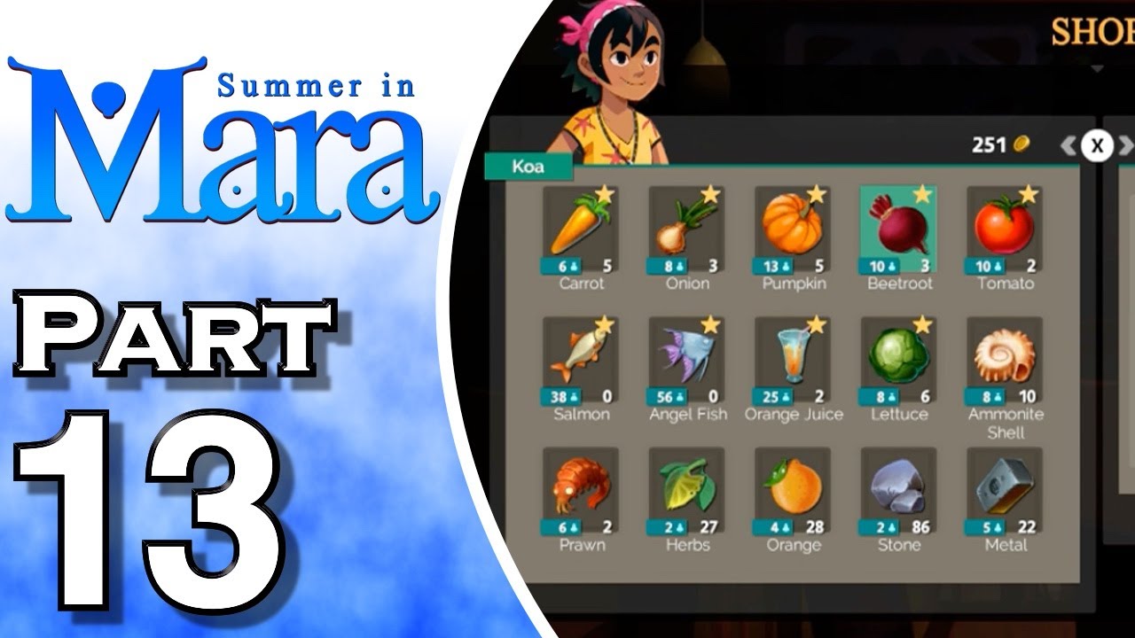 Summer in Mara - Gameplay - Walkthrough - Let's Play - Part 13 - YouTube