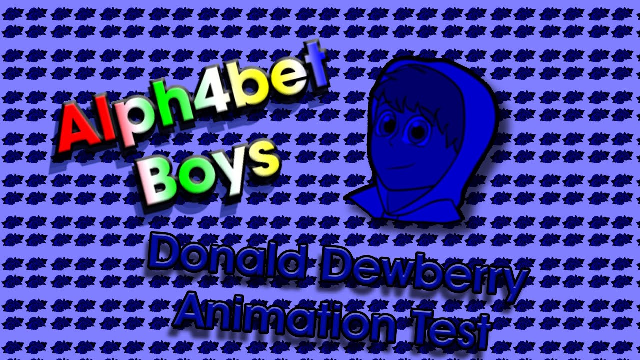 The Alphabet Boys • Donald Dewberry: Animation Test #4 - YouTube